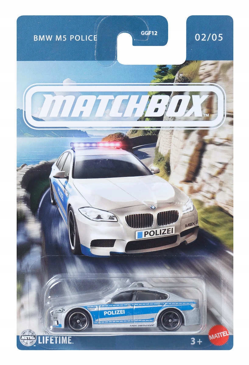 BMW M5 POLICE autko MATCHBOX seria 2025 • Cena, Opinie - Allegro