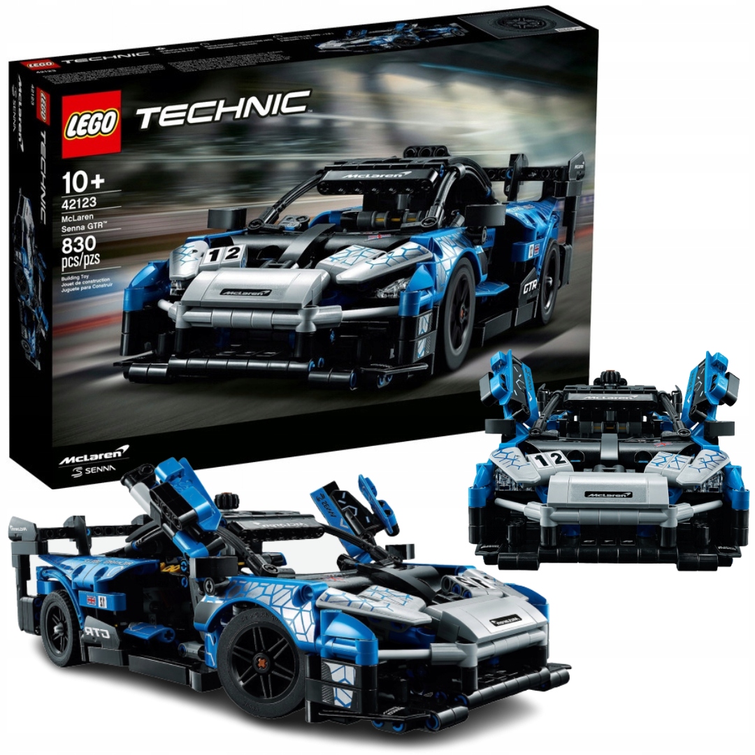 KLOCKI LEGO TECHNICS SAMOCHÓD AUTO MCLAREN SENNA GTR PREZENT DLA ...