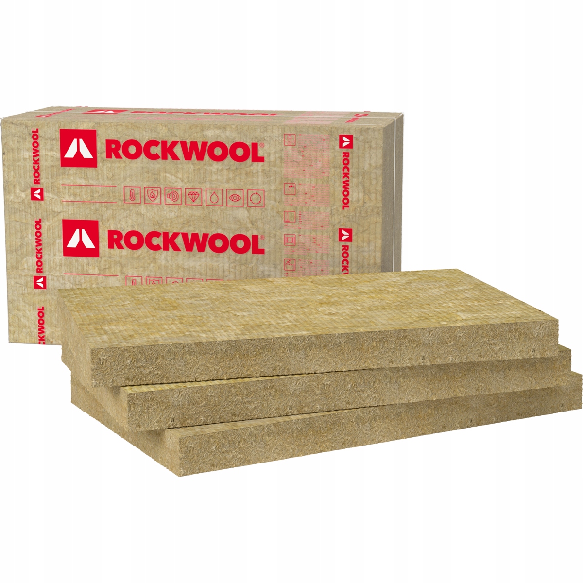 WEŁNA mineralna ROCKWOOL ROCKMIN 100MM 10CM (5903154409741) • Cena ...