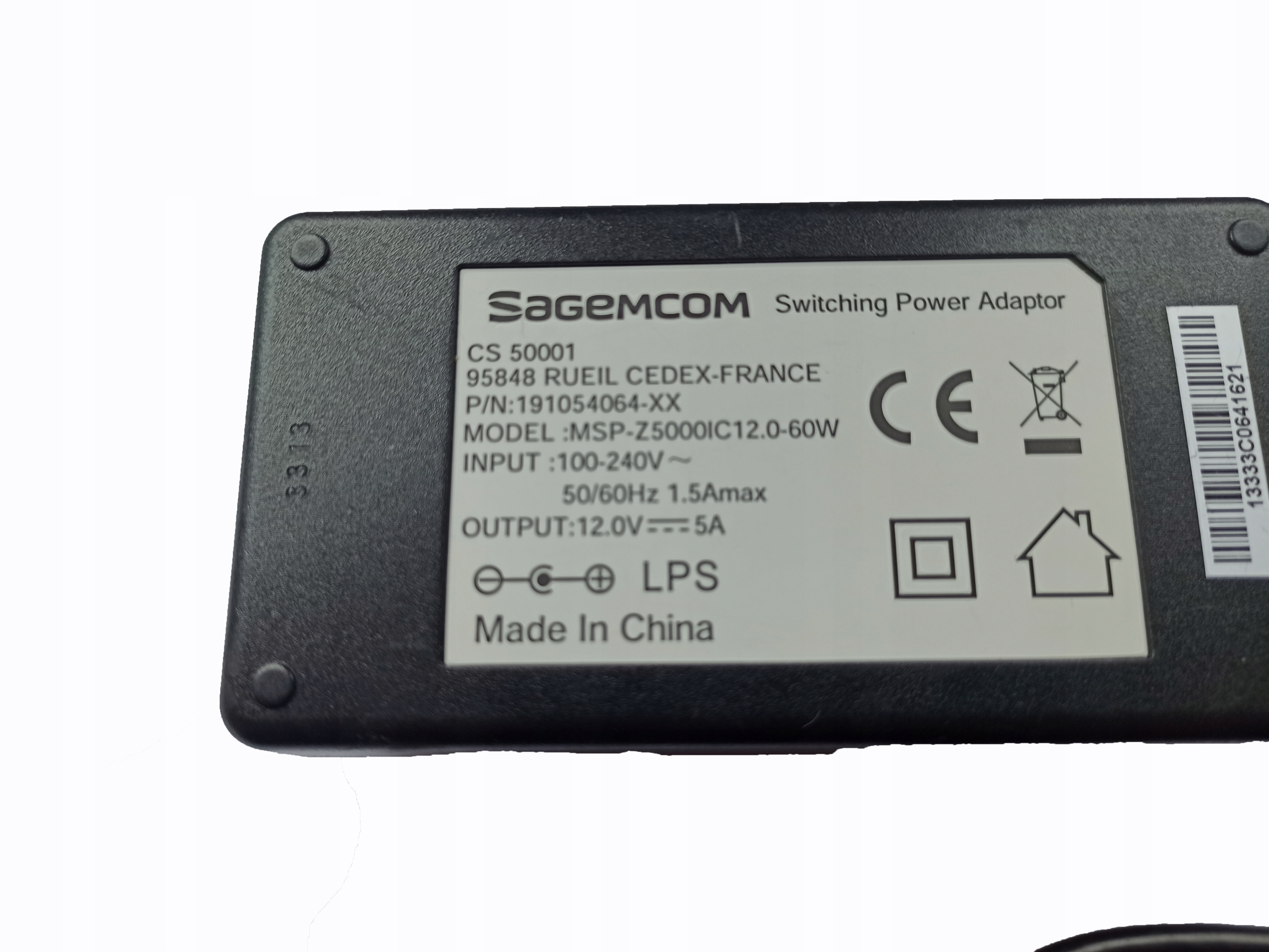 Zasilacz Sagemcom MSP-Z5000IC12.0 60W 12V 5A - Sklep, Opinie, Cena w ...