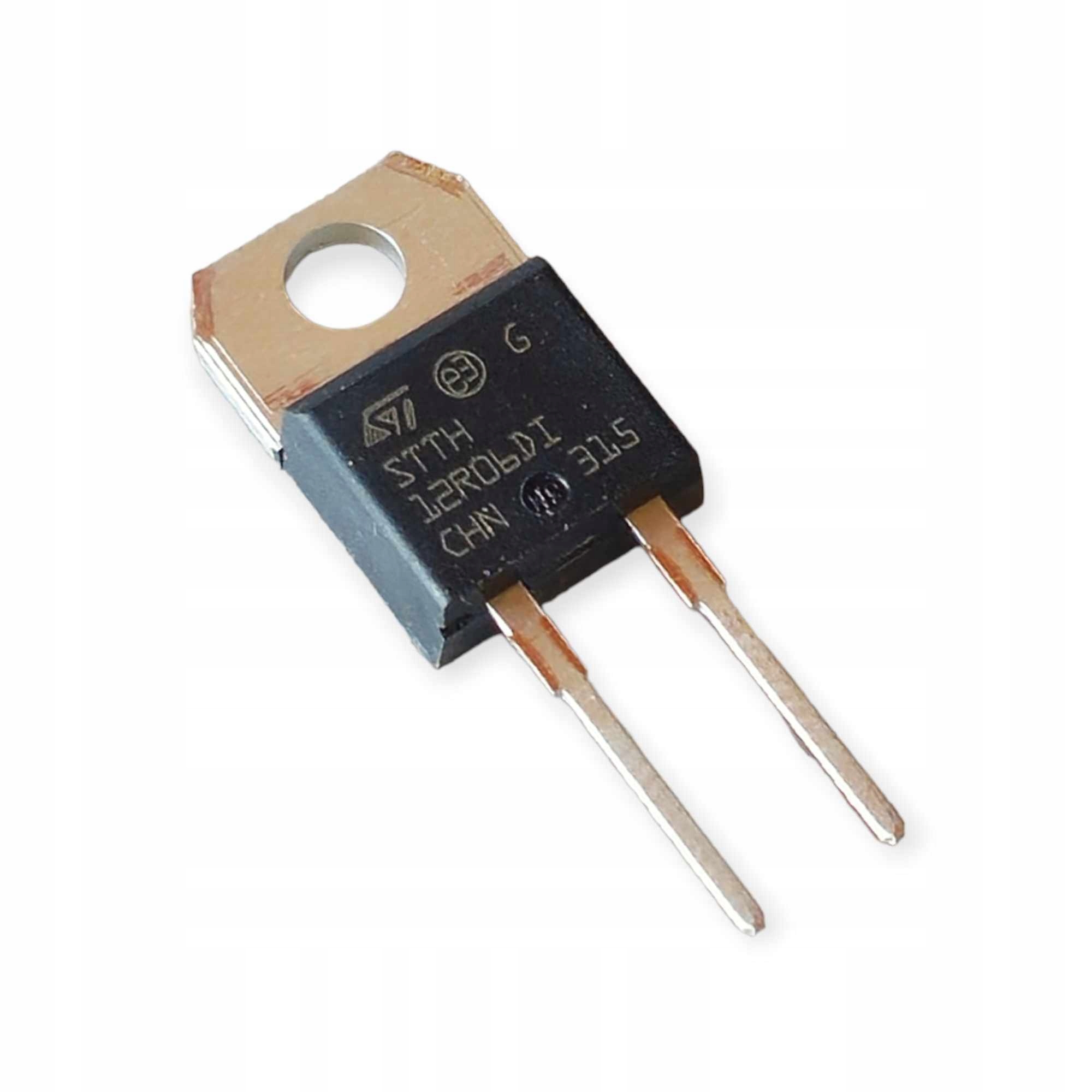 STTH12R06DIRG DIODA PROSTOWNICZA 600V 12A TO220AC - Sklep, Opinie, Cena w Allegro
