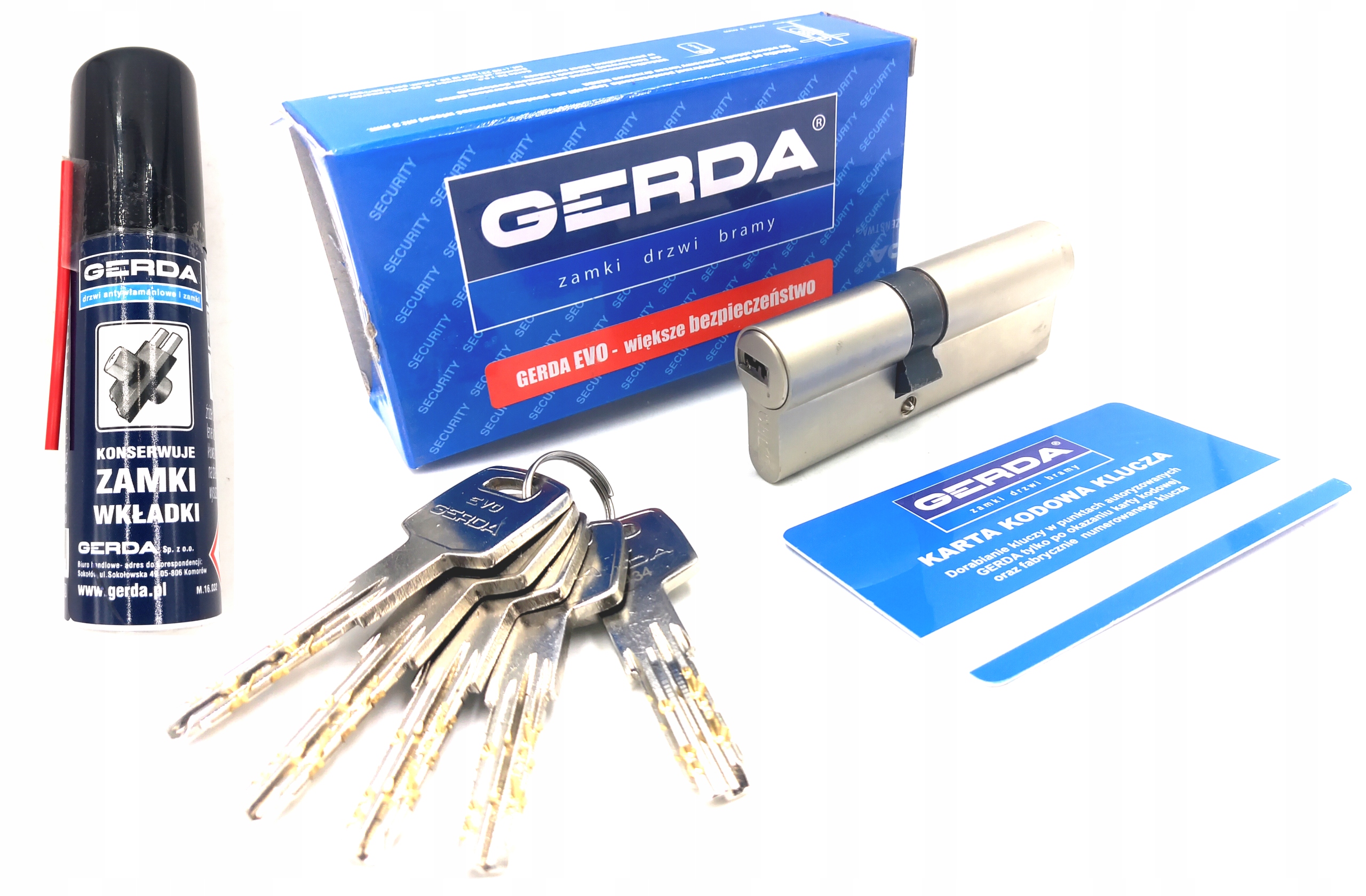 Wkładka do zamka Gerda wkładka EVO 30/45 • Cena, Opinie • Zamki ...