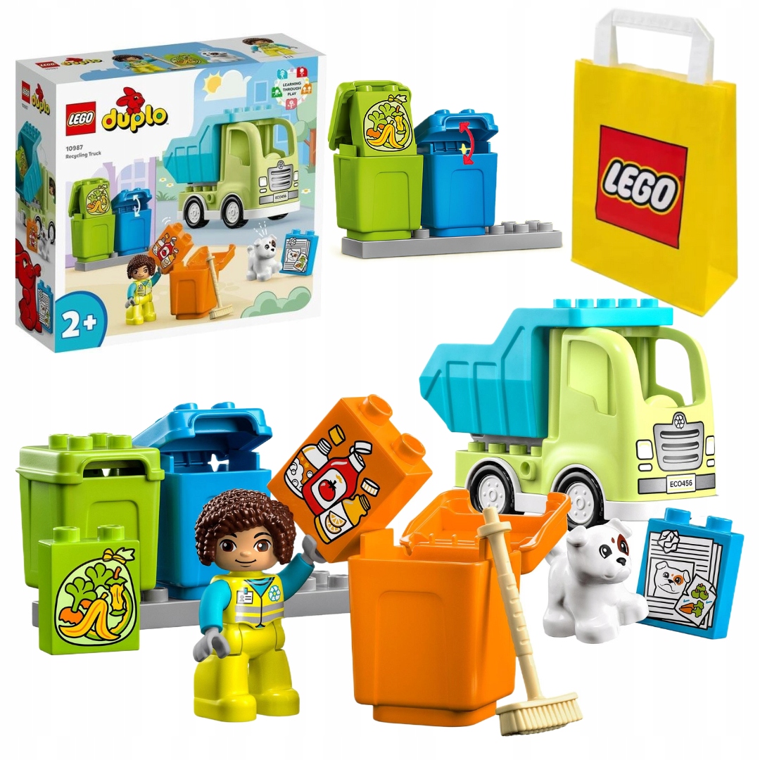 LEGO Duplo 10987 Ciężarówka recyklingowa (5702017416236) • Cena, Opinie ...