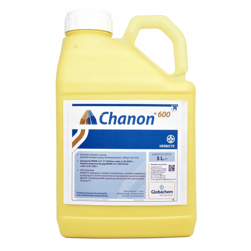 CHANON 5L chwastobójczy aklonifen, ziemniak, słonecznik - porównaj ceny - Allegro.pl