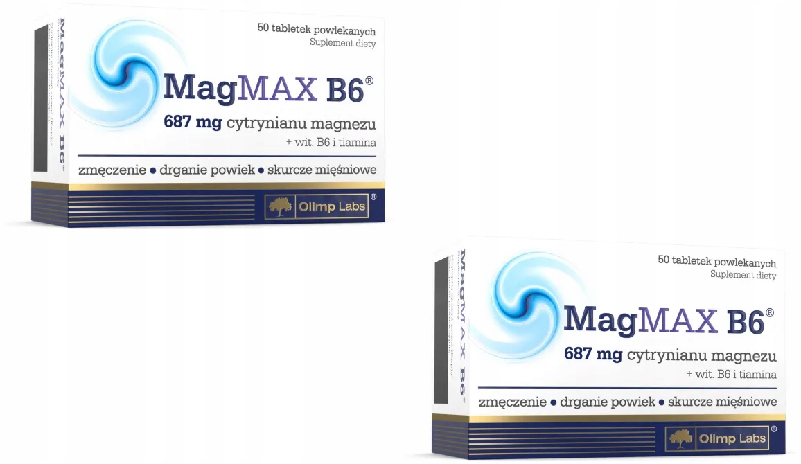 Olimp MagMax B6 687mg Cytrynianu Magnezu 50 Tabletek (5901330034916 ...