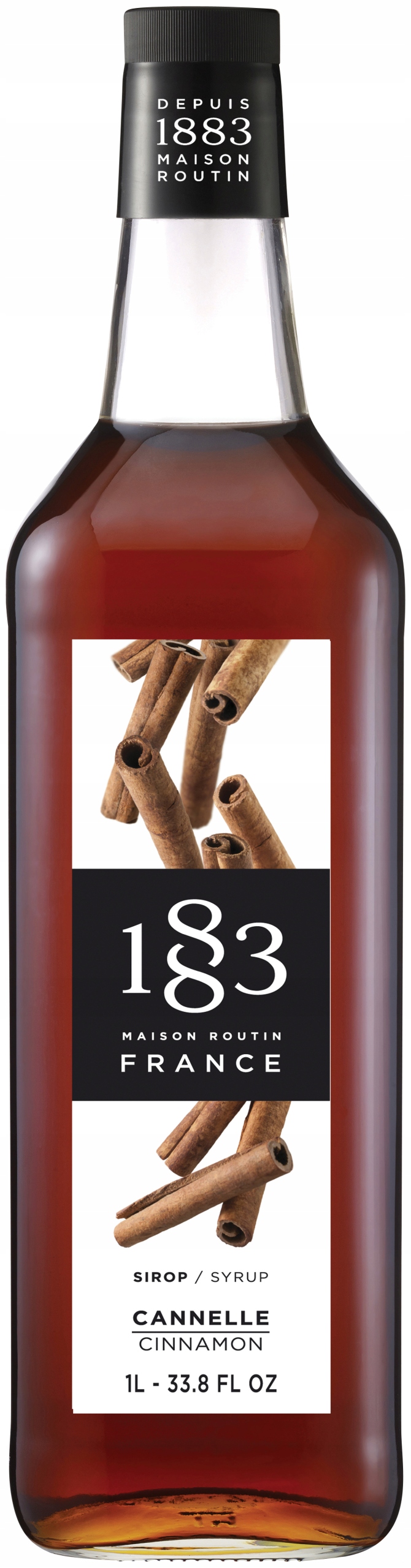 Syrop 1883 Routin Cynamon, szklana butelka 1L (3217690017257) • Cena ...
