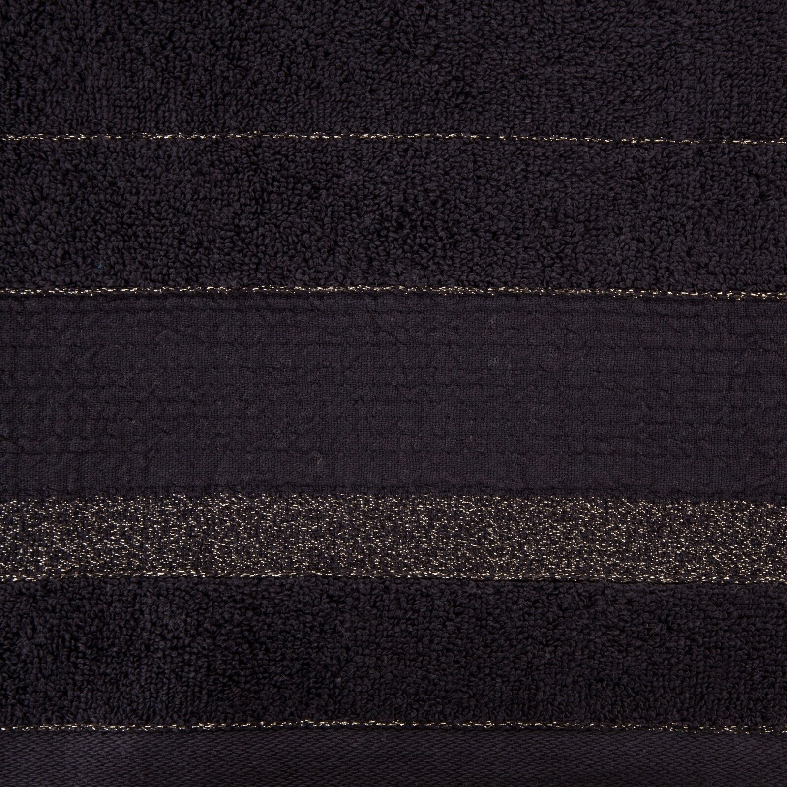 Towel April 70x140 cm black, 500 gsm, 100% cotton, with border ...