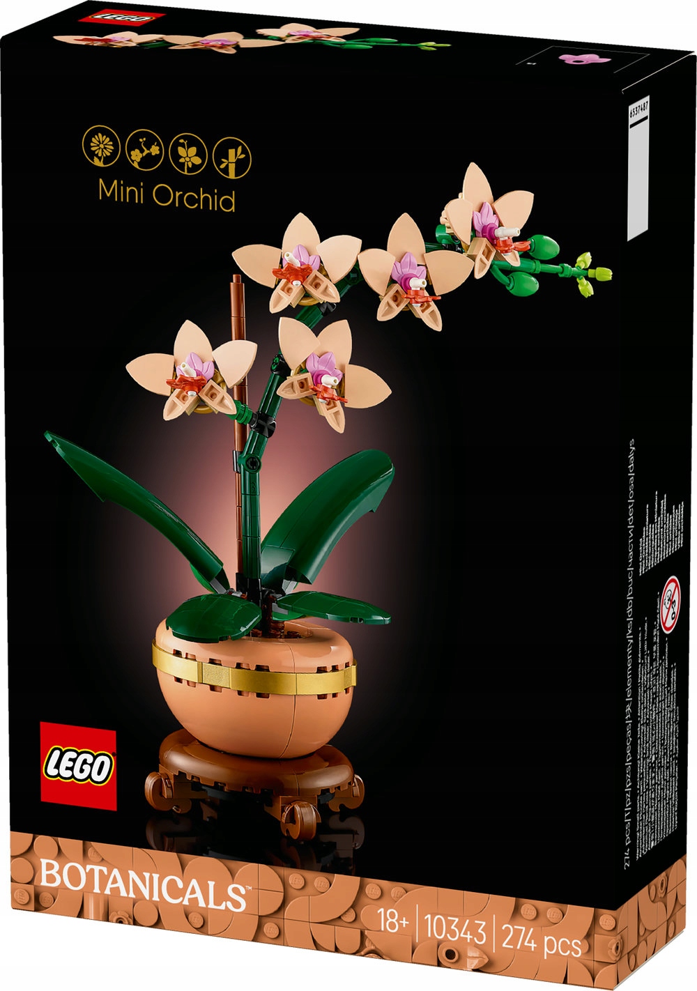 LEGO Botanicals 10343 Mała orchidea (5702017814643) • Cena, Opinie ...