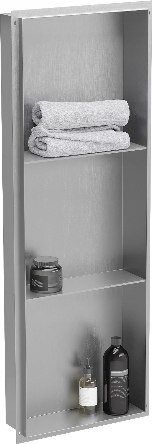 MEXEN X-WALL-NR PÓŁKA WNĘKOWA ŚCIENNA 90x30 INOX (5907709146334) • Cena ...