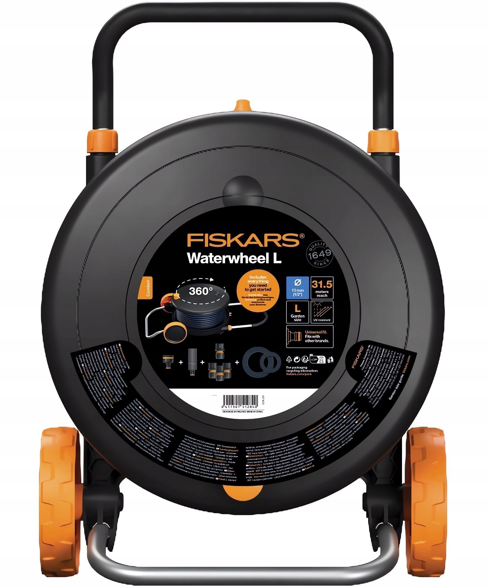 FISKARS BĘBEN Z WĘŻEM L 1/2" 30m COMFORT (6411501512840) • Cena, Opinie ...