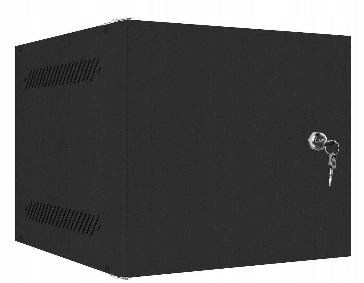 SZAFA RACK 10" 4U 280x310 SZAFKA SERWEROWA WISZĄCA CZARNA DRZWI ...