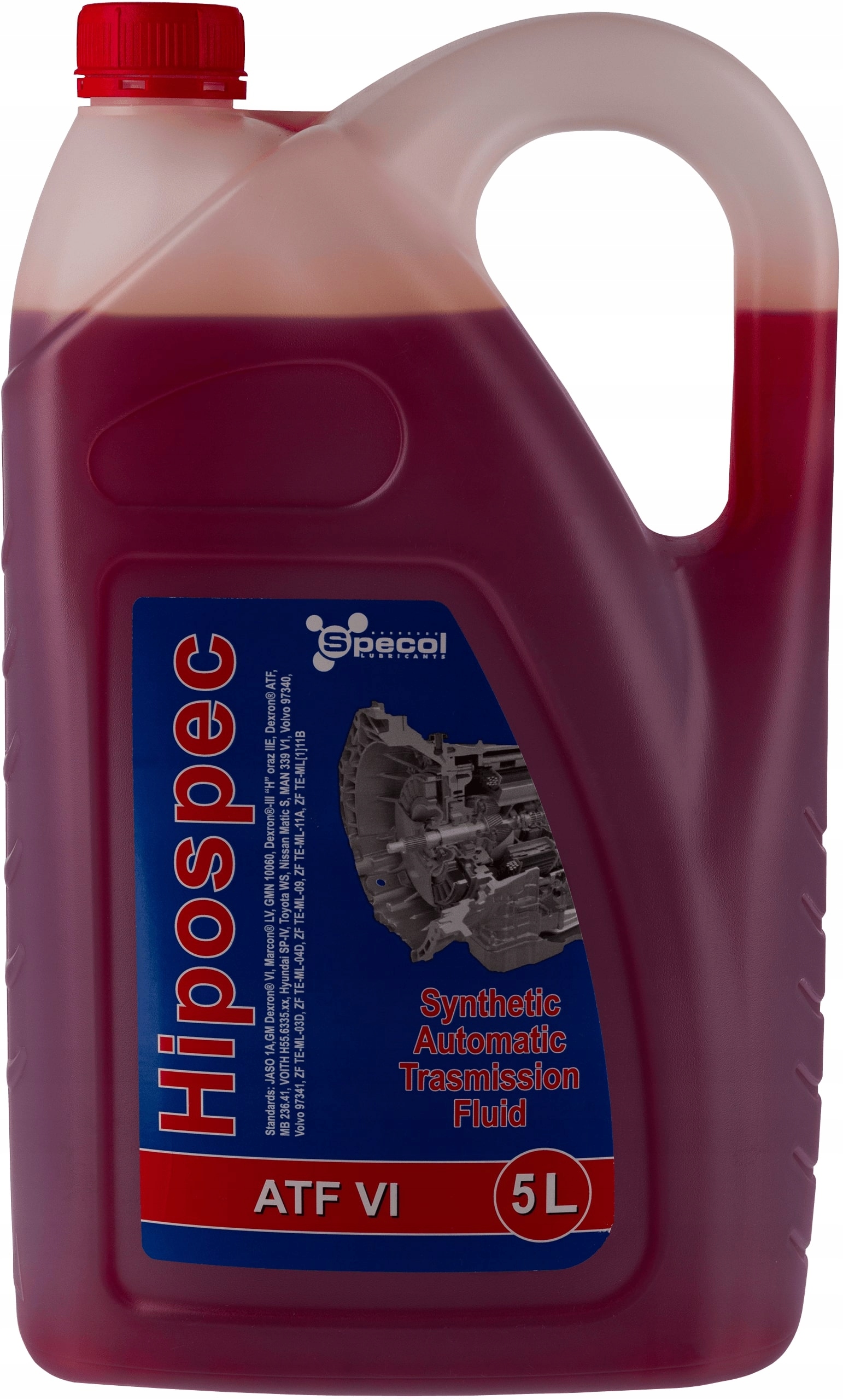OLEJ SPECOL HIPOSPEC ATF VI 5L SYNTETYCZ Olej przekładniowy Specol ... OLEJ SPECOL HIPOSPEC ATF VI 5L SYNTETYCZ Olej przekładniowy Specol ...