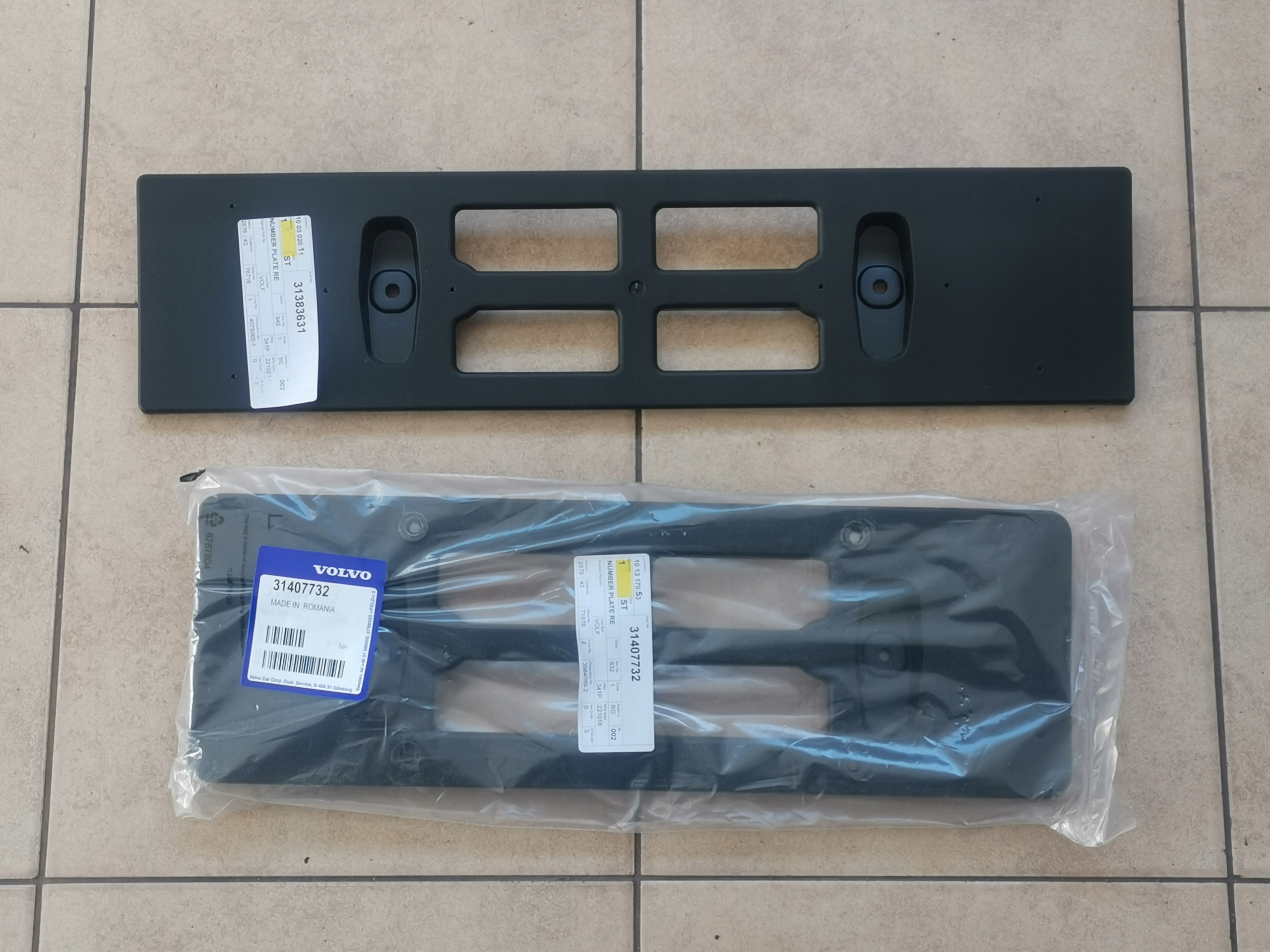 VOLVO XC90 II RAMKA POD TABLICĘ REJESTRACYJNĄ 31383631 31407732 za 149 ...