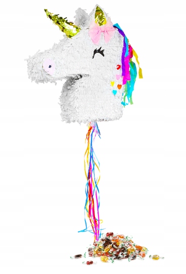 PINIATA 40x40x9,5cm - MAGICZNY JEDNOROŻEC Sznurkowa GODAN ...