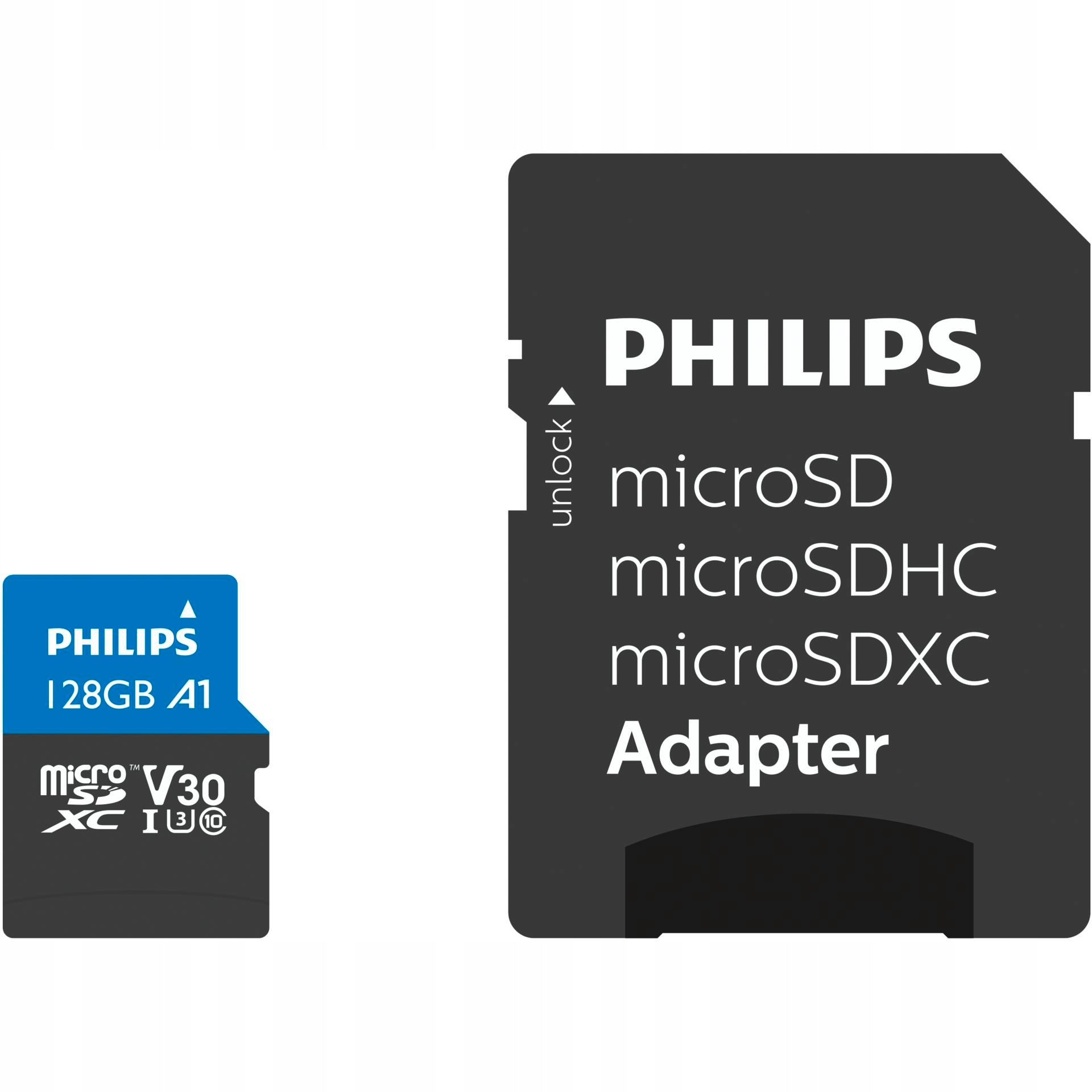 Karta pamięci PHILIPS Class SDXC 128GB + Adapter • Cena, Opinie - Allegro