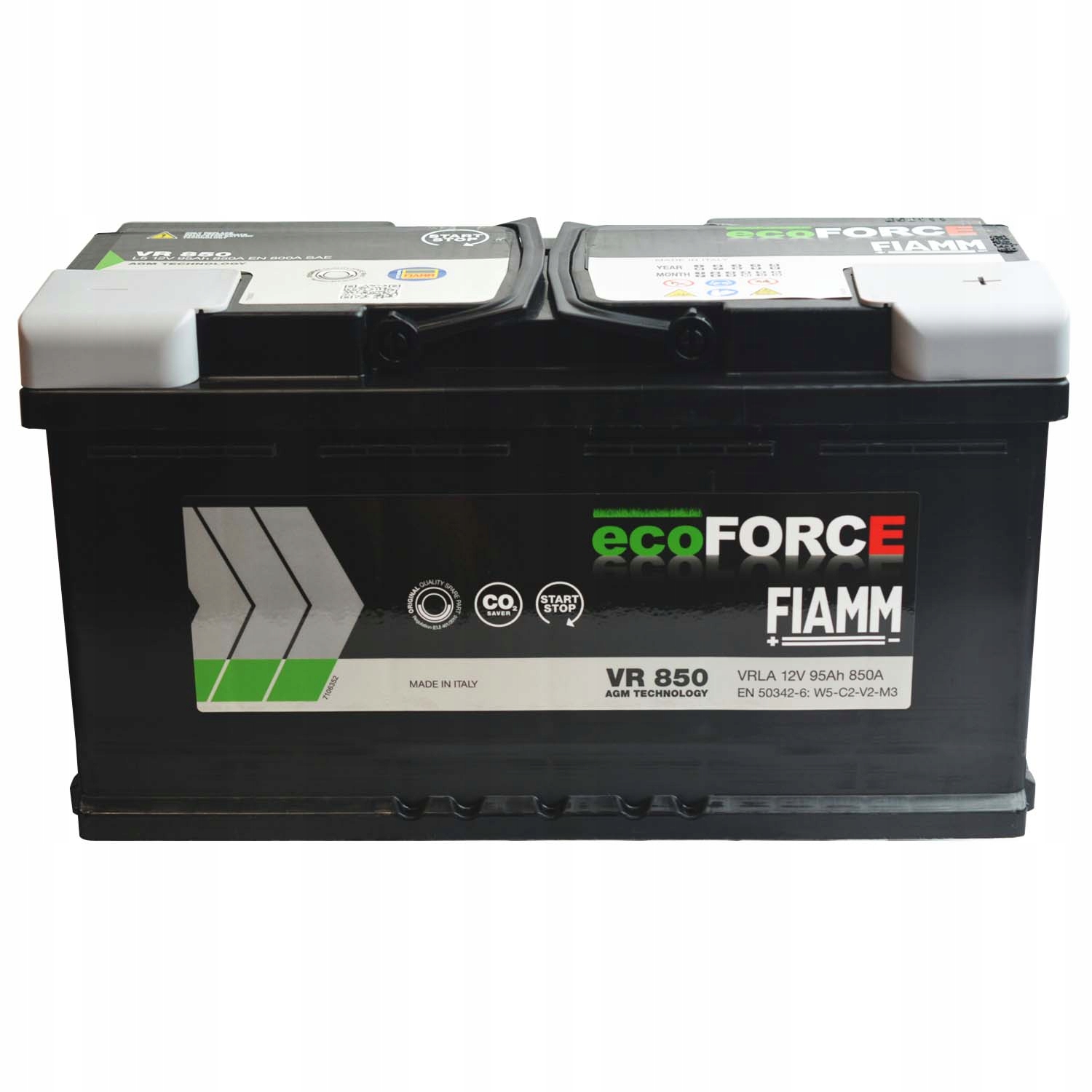 vr850 - FIAMM ECOFORCE AGM VR850 12V 95AH 850A старт-стоп купить на ...