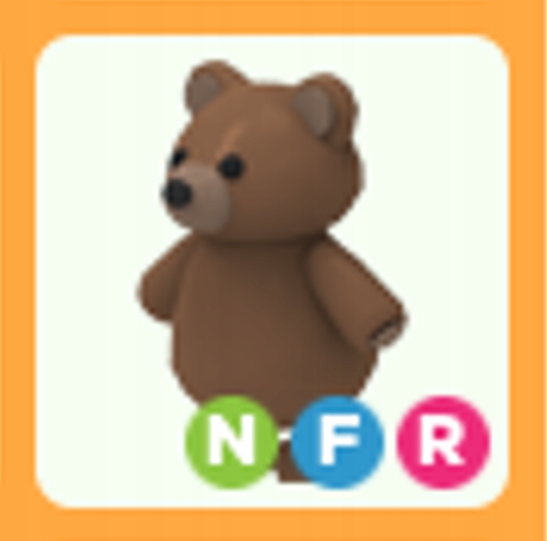 Brown Bear NFR neon FR - Roblox Adopt Me - Stan: Produkt cyfrowy 49 ...
