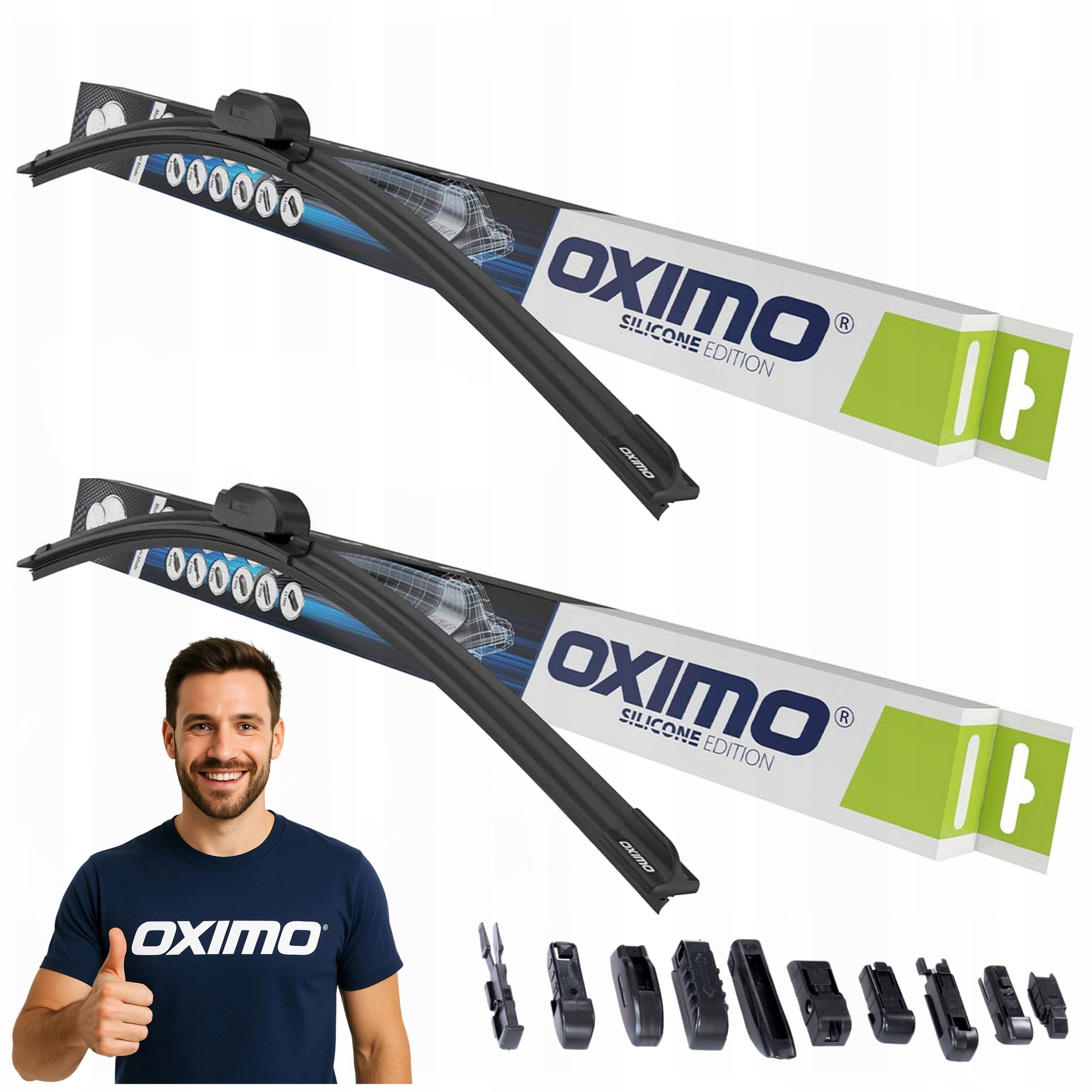 OXIMO ZESTAW WYCIERACZKI UNIWERSALNE MULTITYPE MT600+MT450 600mm+450mm ...