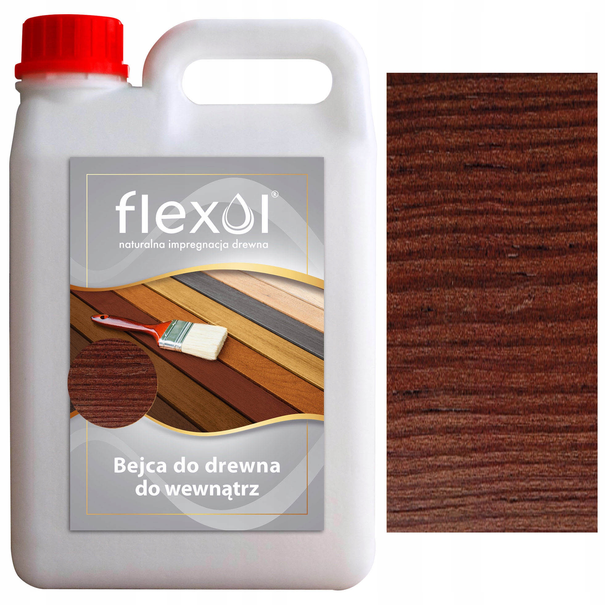 Fa pácoló, DIÓ VILÁGOS beltéri használatra, 2 liter, Flexol ...