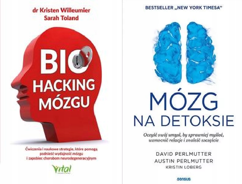 Biohacking mózgu + Mózg na detoksie Perlmutter (13538289993) | Książka ...