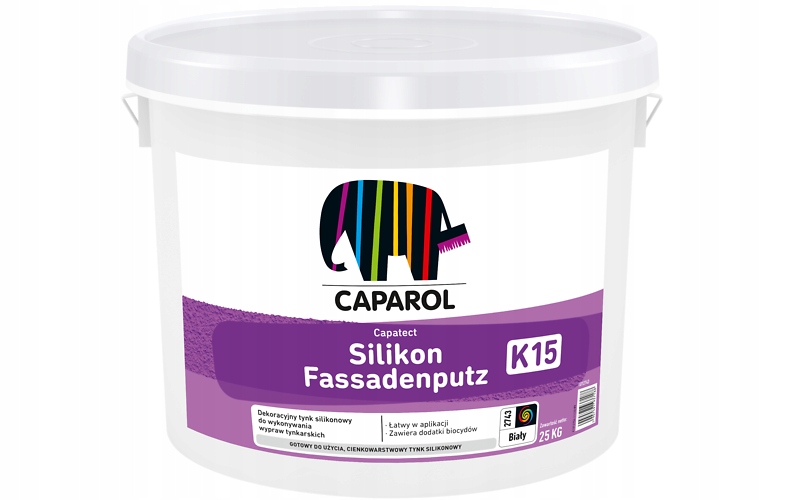 Tynk CAPAROL TYNK SILIKONOWY 25 kg (5907591931025) • Cena, Opinie • Tynki i gładzie 15255690502 ...
