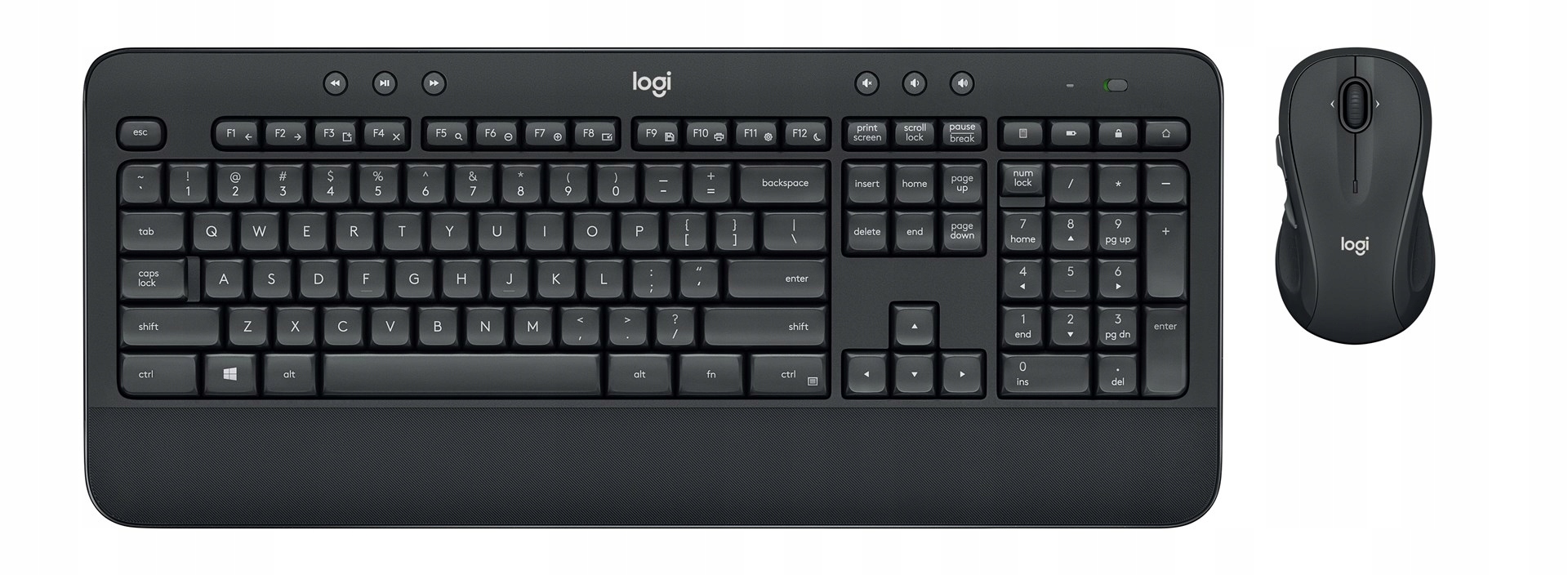 Logitech MK545 Advanced Wireless Combo USB QWERTZ German Full-Size ...