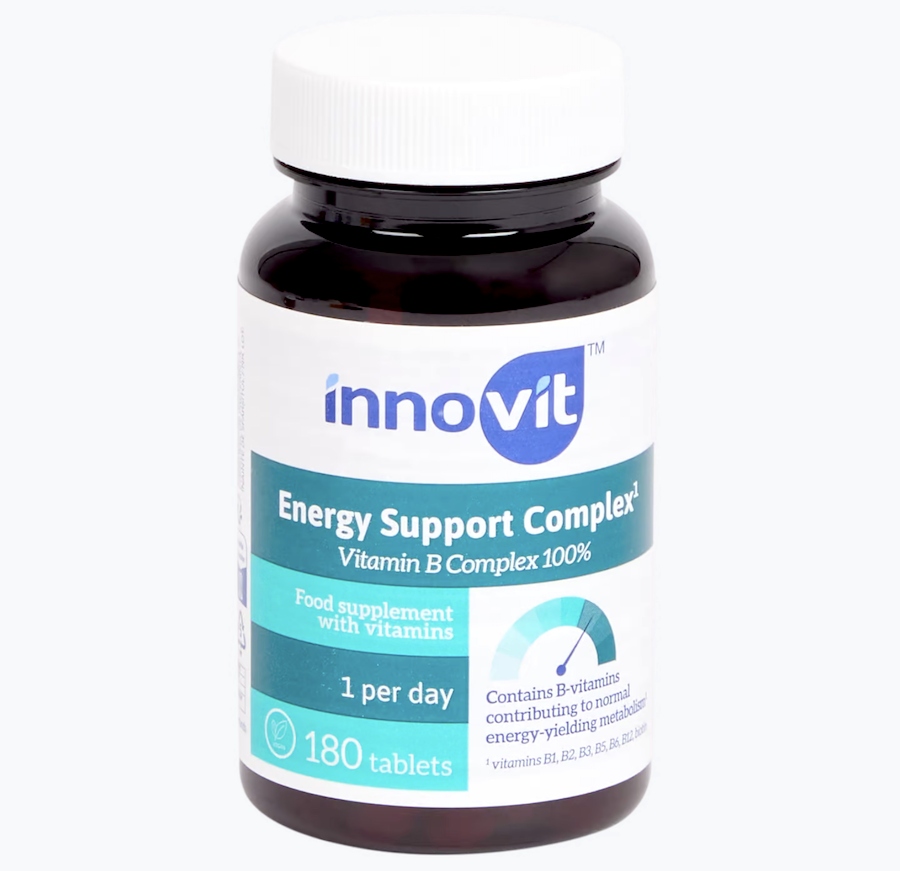 Innovit Vitamin B Complex 100% Energy Support B1 B2 B3 B5 B6 B12 - 180 ...