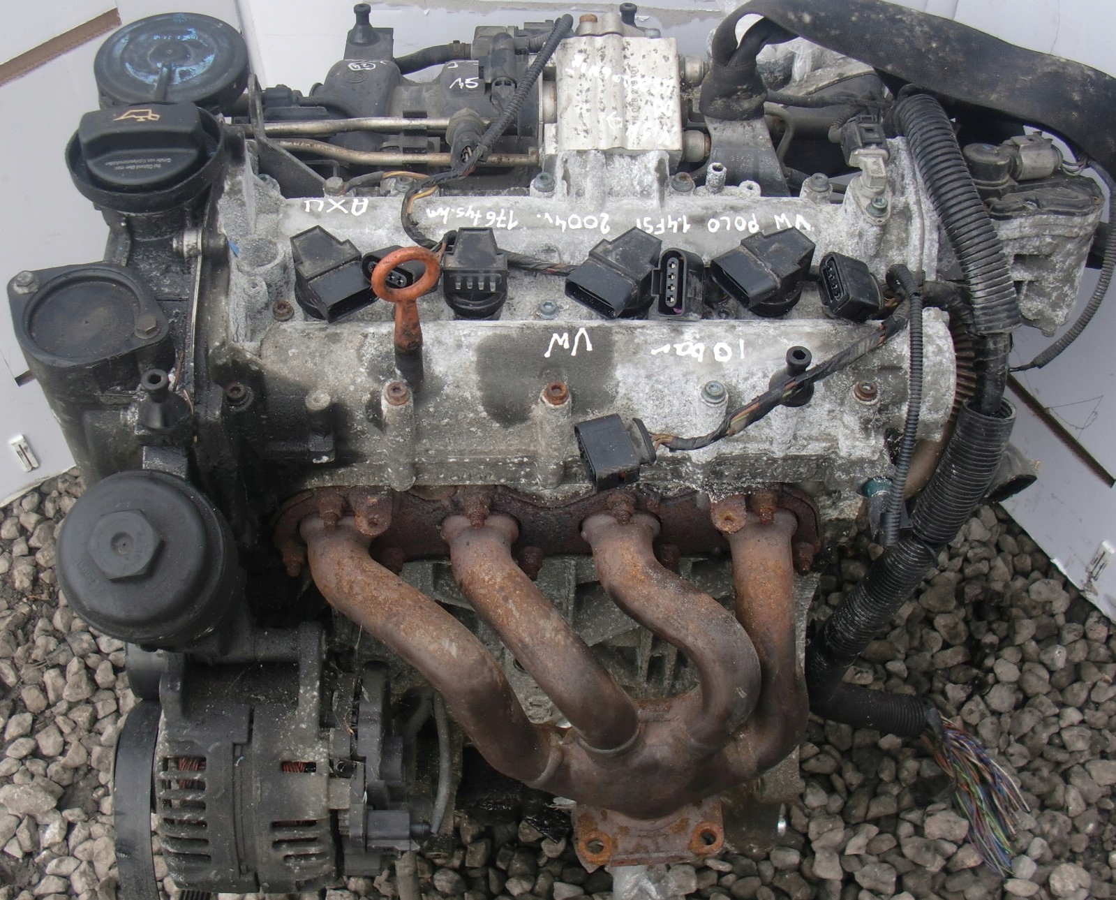 Silnik Kompletny Vw Polo 9n 1 4fsi 86km Axu Axu Za 4400 Zł Z Kielce