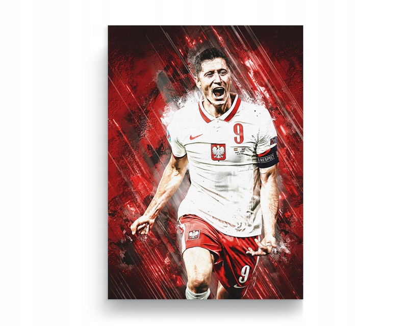 Plakat Robert Lewandowski -50x70 cm 220g • Cena, Opinie • Obrazy ...