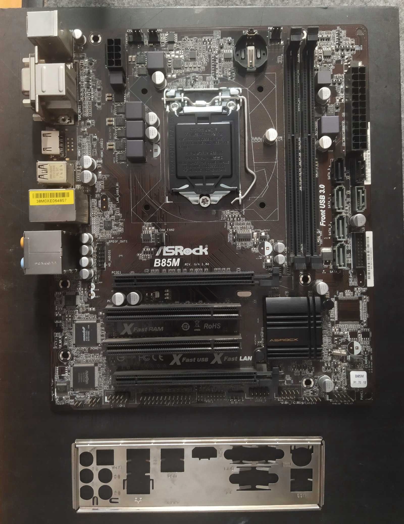 Płyta główna ASRock B85M rev. G/A 1.04 Intel socket 1150 4 gen i3/i5 ...