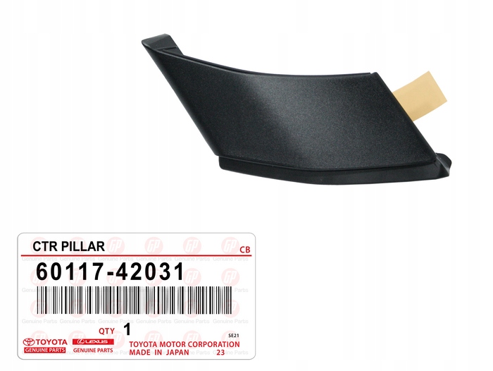 TOYOTA RAV4 V 18+ LISTWA ZAŚLEPKA SŁUPEK DACH PRAWA 6011742031 ORYGINAŁ ...