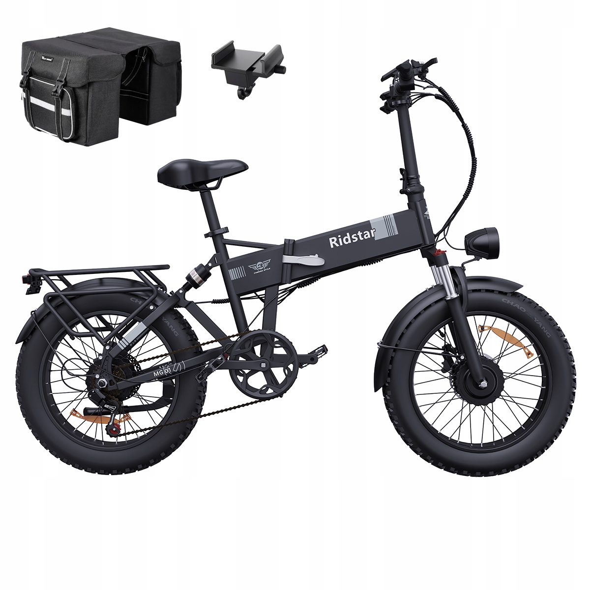 Ridstar H20 Pro 2000W Silnik 48V 23AH 50km/h tarcza hydrauliczna recenze — Allegro