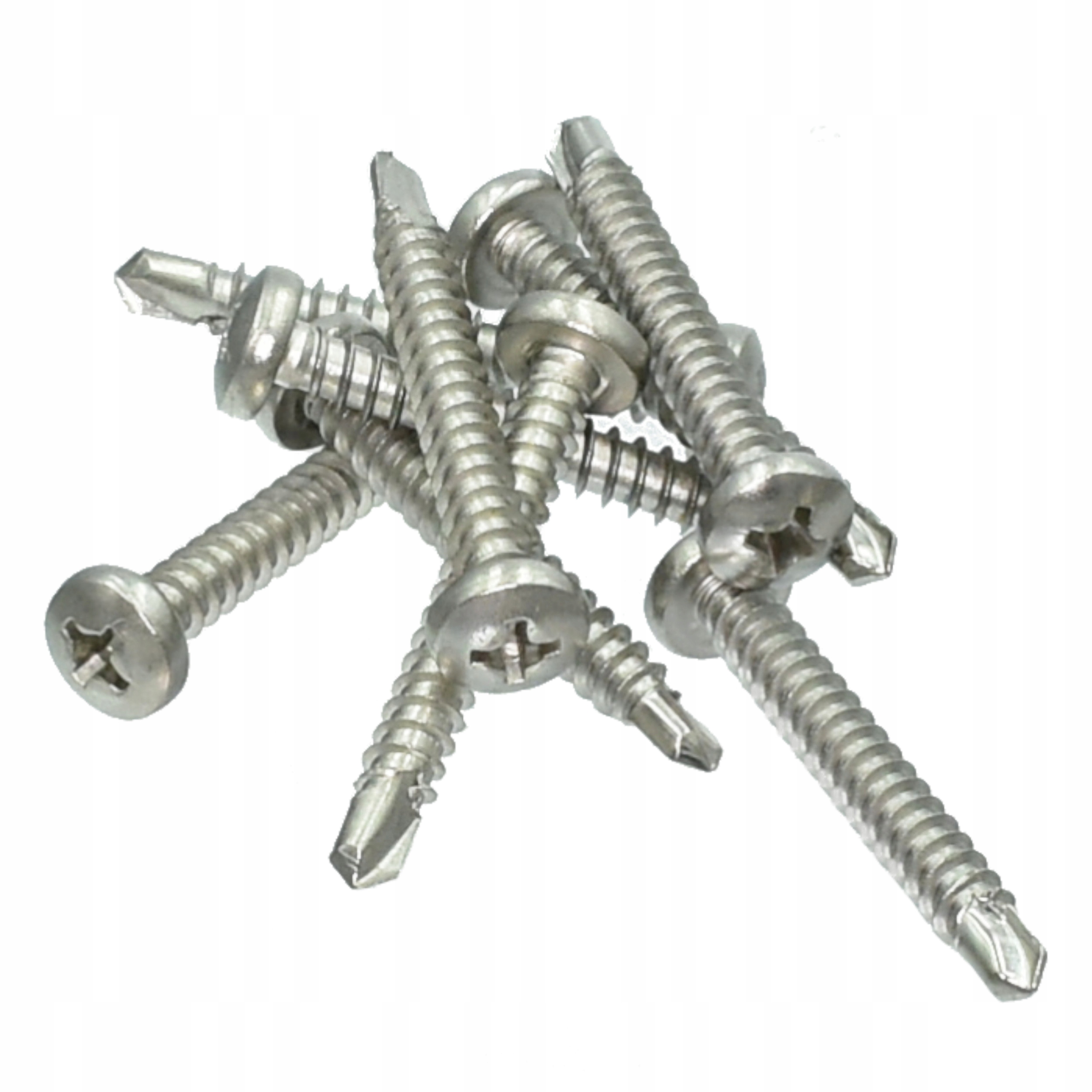 4,8x45 Blachowkręty Samowiercące Nierdzewne 7504N 10SZT (4043377154064 ...