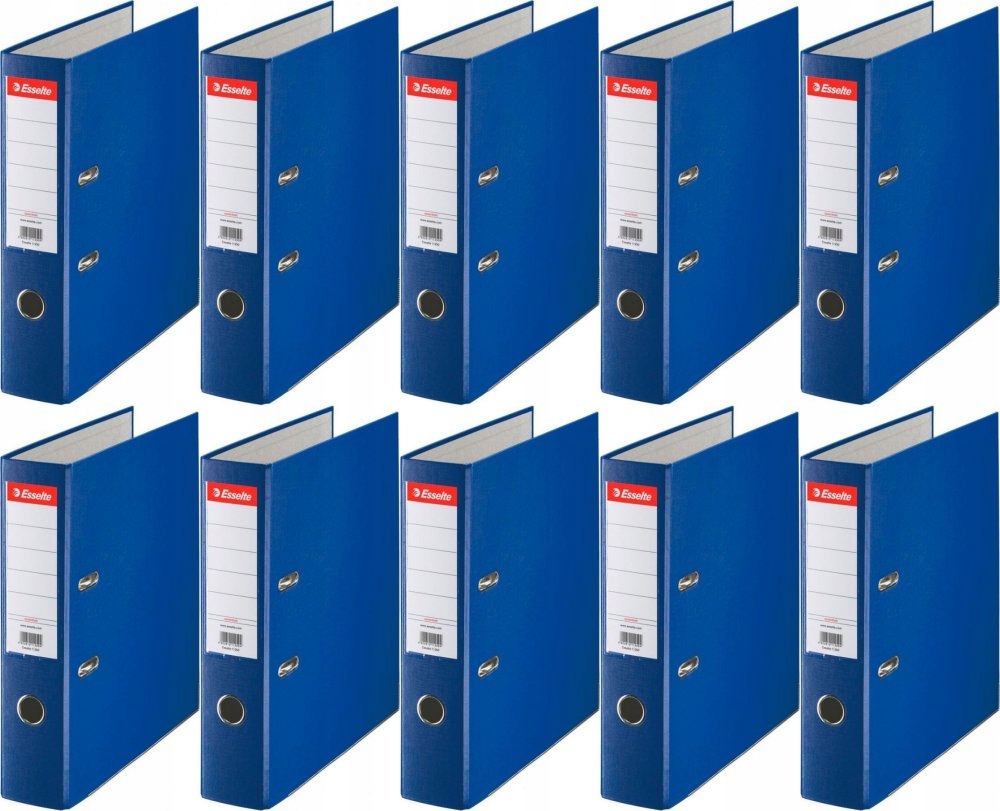 Segregator ESSELTE A4 75mm niebieski x 10 SZTUK (5902812112559) • Cena ...