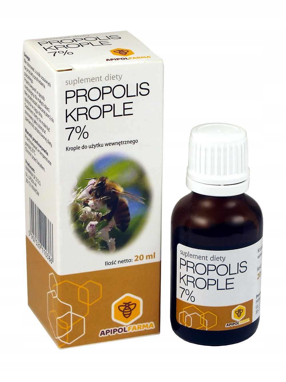 PROPOLIS 7% KROPLE DOUSTNE 20ML ODPORNOŚĆ Farmina (5907529110386 ...