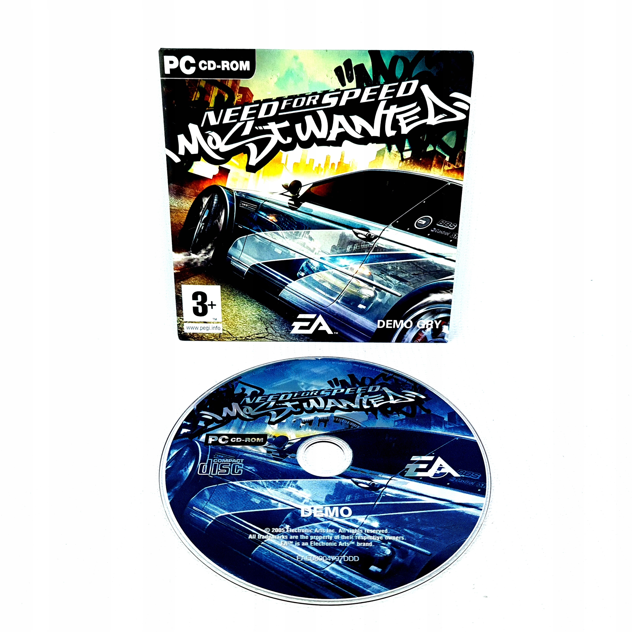 NEED FOR SPEED MOST WANTED 2005 WERSJA DEMO UNIKAT PC - Stan: Używany ...