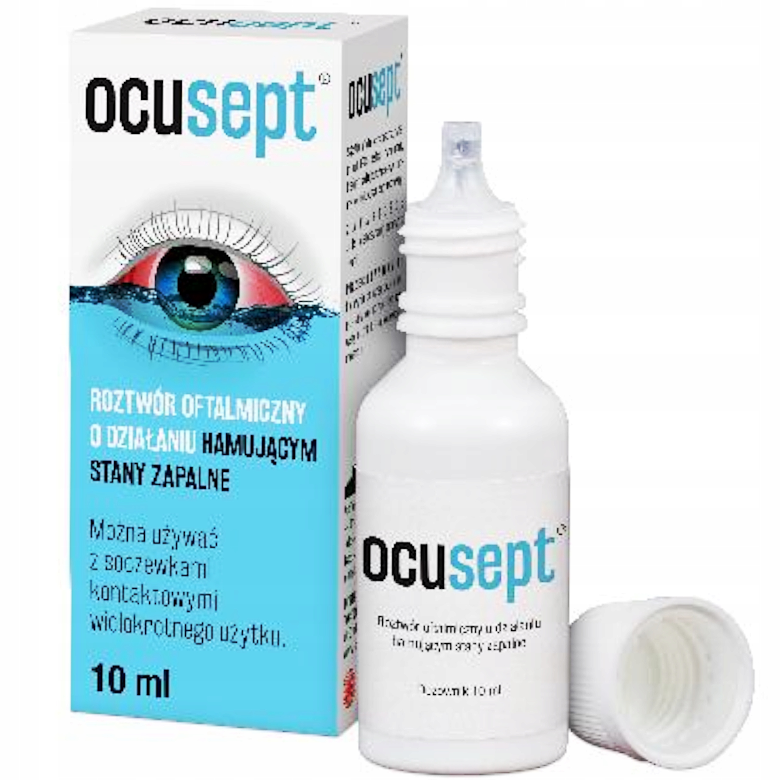 Krople do oczu Tactica Ocusept 10 ml 14393242970 - Allegro.pl