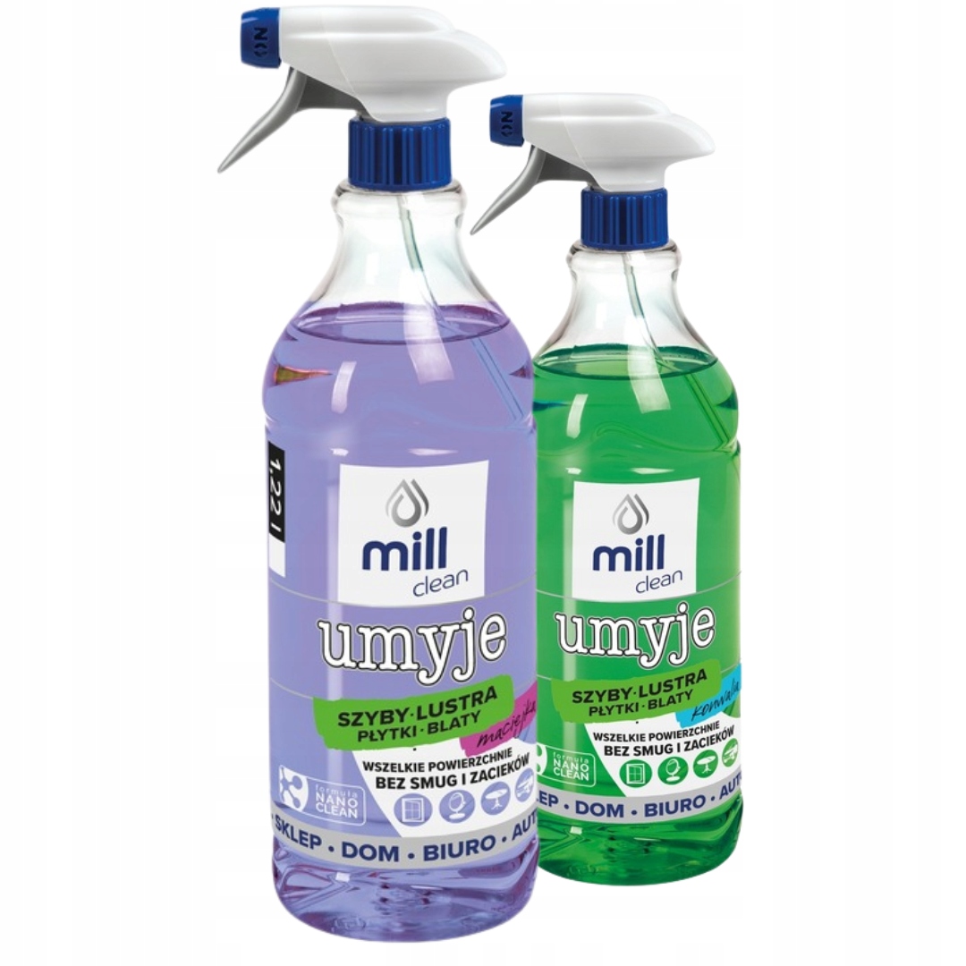 Mill Clean płyn mycie szyb i luster 2,44l (5905965706613) • Cena ...