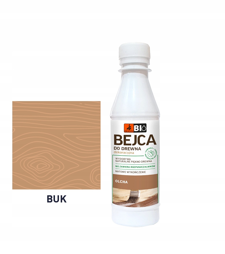 Bejca Do Drewna BIO WODNA Dragon 200ml BUK • 6.78PLN • Bejce ...