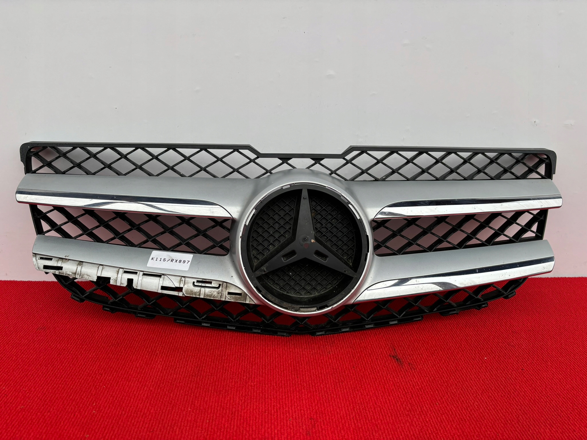 MERCEDES GLK X204 LIFT ATRAPA GRILL CHROMY A2048803683 K115/RX897 ...