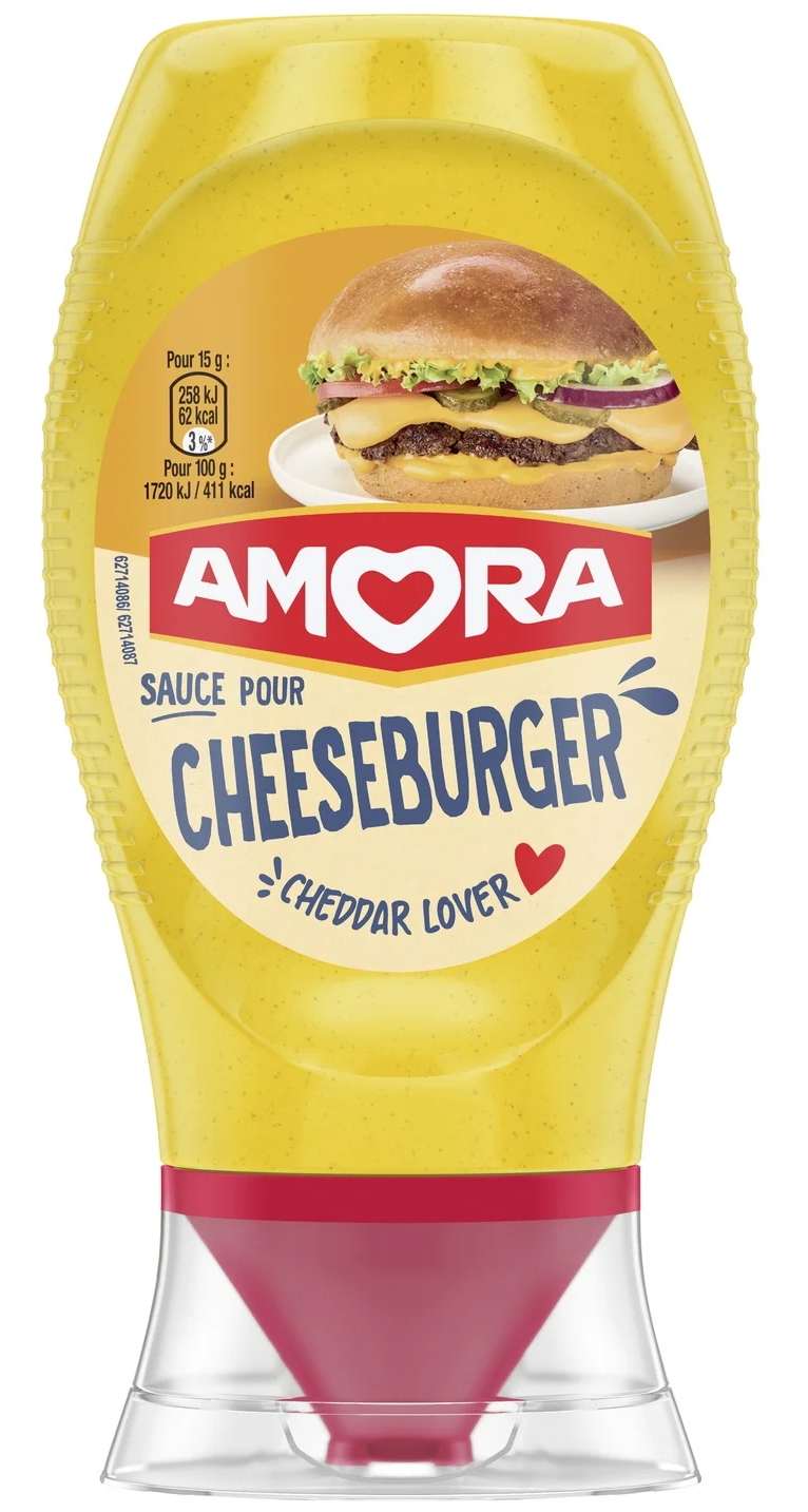 Amora | Sos do Cheeseburgera | Cheddar | Francja | 250 g 16965436848 - Allegro.pl