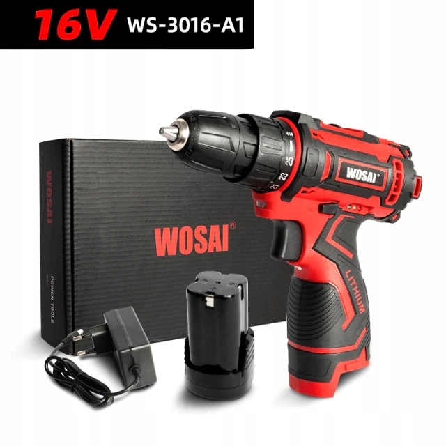 WKRĘTARKA WOSAI 16V AKUMULATOR ETUI ŁADOWARKA (CORDLESS DRILL) • Cena ...