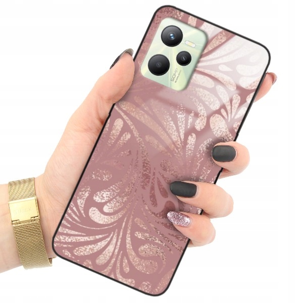 ETUI GLASS do REALME C35 Gold Glamour Rose - Sklep, Opinie, Cena w Allegro