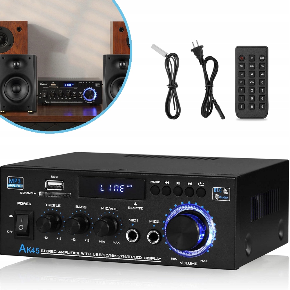 MINI BLUETOOTH WZMACNIACZ AUDIO WZMACNIACZ HIFI CYFROWY WZMACNIACZ DŹWIĘKU - Sklep, Opinie, Cena ...