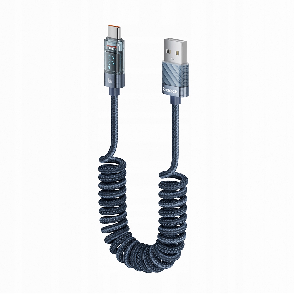 6A USB A do USB C Spring Digital Cable 180cm Niebieski Toocki ZXA ...