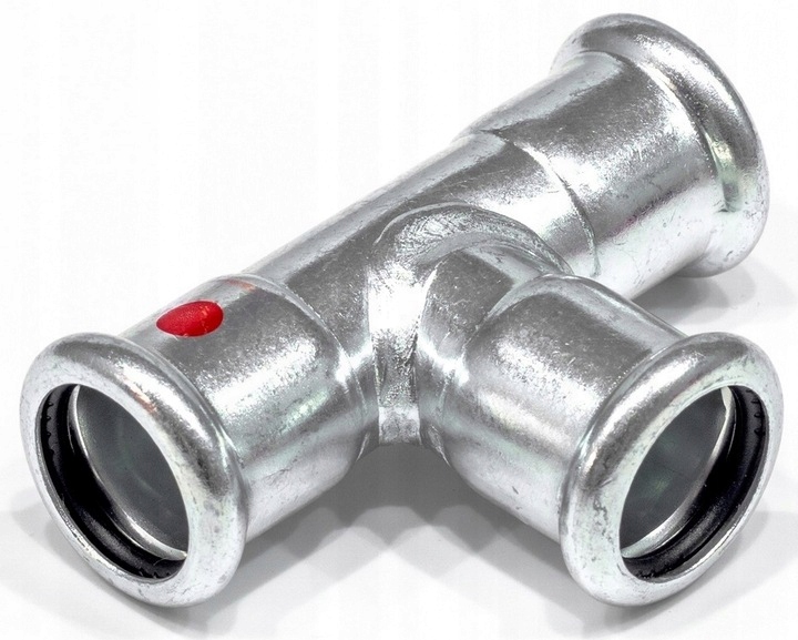 TRÓJNIK 28 PRESS STEEL SANHA STAL WĘGLOWA ZACISK (12413028) • Cena, Opinie • Rury i kształtki ...