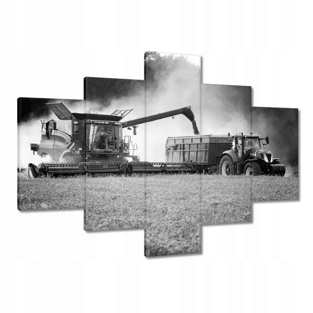 Obrázky 100x70 Sklizeň Traktor Kombajn za 526 Kč - Allegro