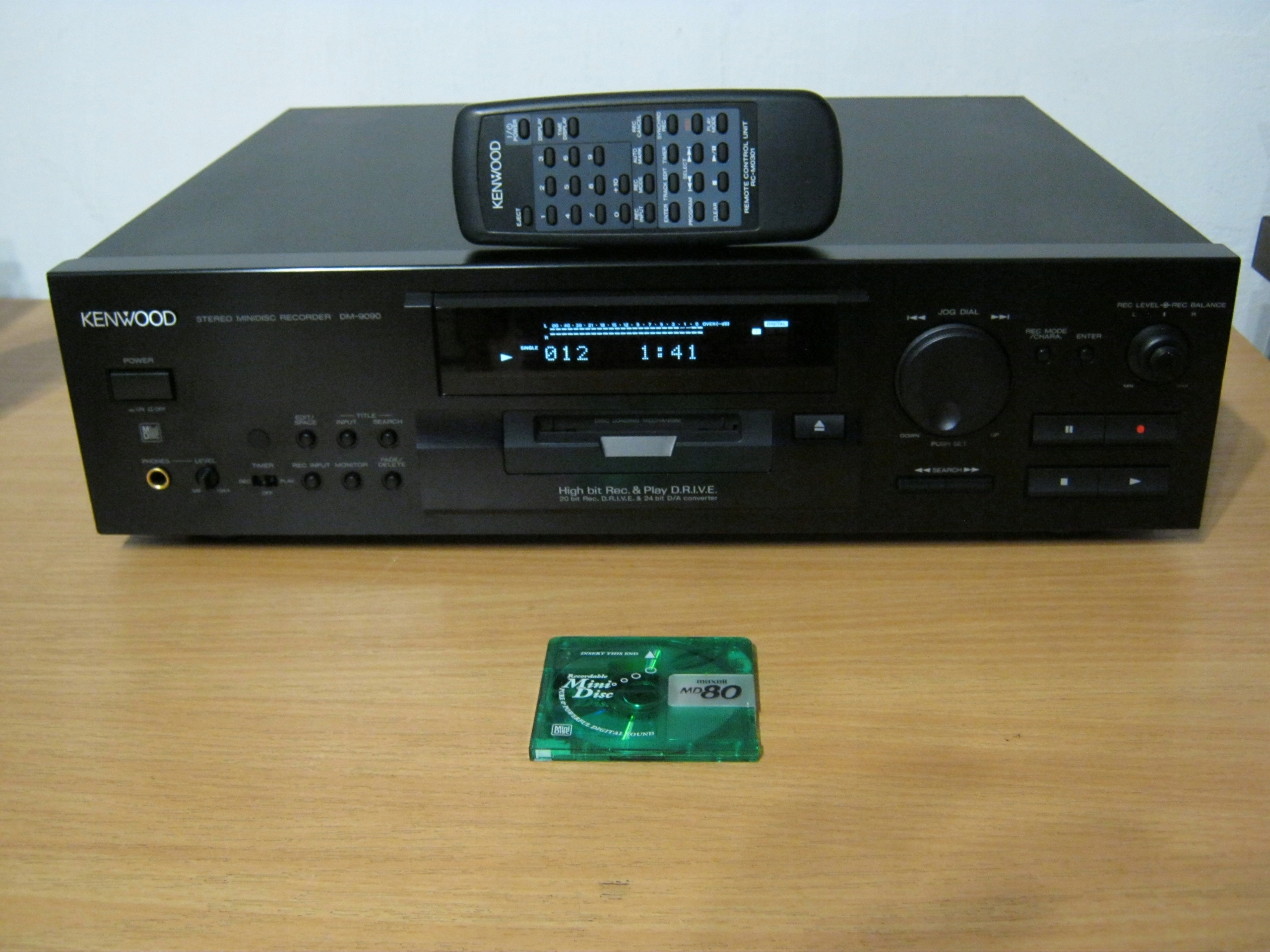 Odtwarzacz MiniDisc Kenwood DM-9090 czarny - Sklep, Opinie, Cena w Allegro