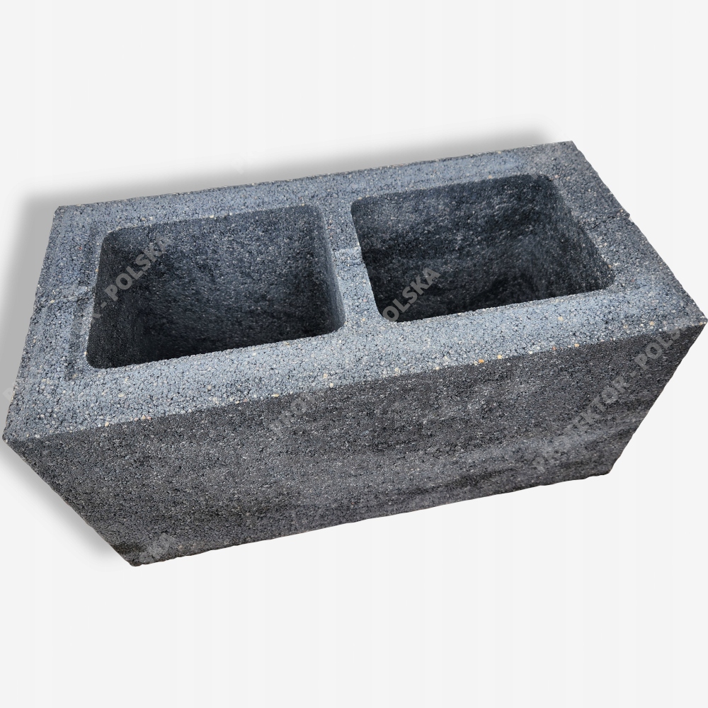 pustak ogrodzeniowy podmurówkowy słupkowy zapora bloczek palisada dom ...