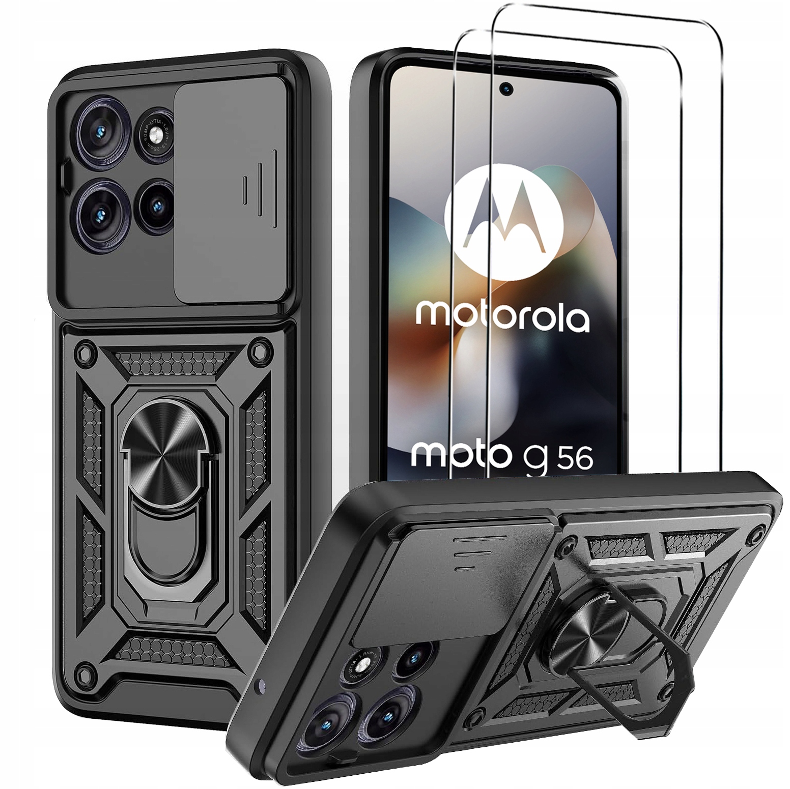 Plecki Case do Motorola Moto G56 czarny - Sklep, Opinie, Cena w Allegro